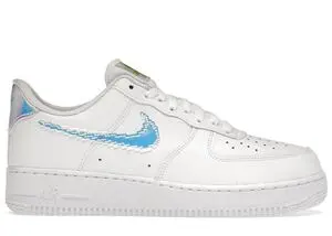 Nike Air Force 1 Low Iridescent Pixel Swoosh Sneakers - White/multione-colorcolorone-colorblack