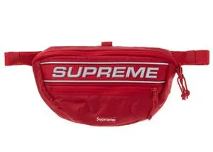 Supreme Logo Waist Bag - Red