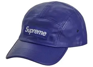 Supreme Leather Camp Cap
