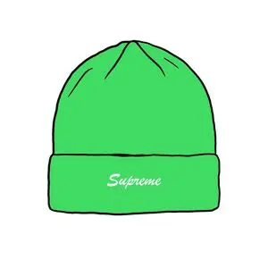 Supreme Loose Gauge Beanie - Green