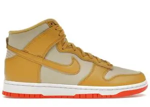 Nike Nike Dunk High Safety Orange Team Gold/wheat Gold