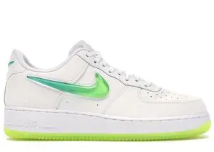 Nike Air Force 1 Low Jelly Swoosh - White/hyper Jade/volt