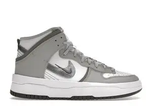 Nike Dunk High Up Sneakers - White/silverone-colorlight Smoke Greyone-colorlight Smoke Grey