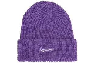 Supreme Supreme Loose Gauge Beanie Bright Purple