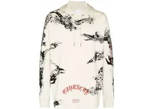 Givenchy Gothic Oversized Hoodie - White