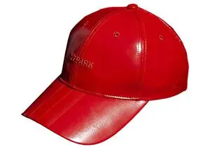 Adidas Faux Latex Baseball Cap - Red
