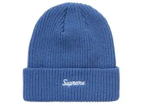 Supreme Loose Gauge Beanie Light Indigo