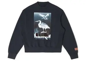 Heron Preston Censored Heron Crewneck Sweatshirt - Black/white