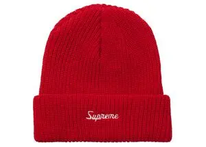 Supreme Loose Gauge Beanie - Bright Red