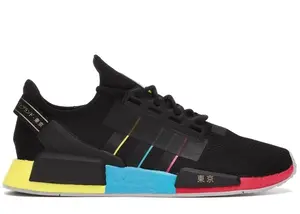 Adidas Nmd R1 V2 Tokyo Nights Sneakers - Core Black/bold Pink/bold Aqua
