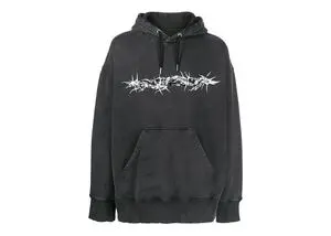 Givenchy Barbed Wire Print Hoodie