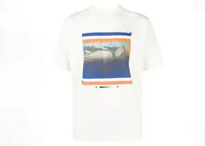 Heron Preston Misprinted Heron T-shirt - White/navy Blue