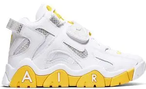 Nike Air Barrage Mid Sneakers - White/chrome Yellow