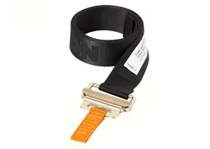 Heron Preston Tape Belt - Black/gold