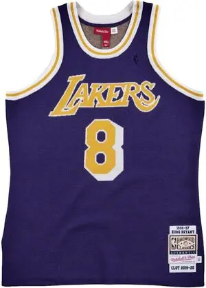 CLOT X Mitchell & Ness Kobe Bryant Knit Jersey - Purple/yellow