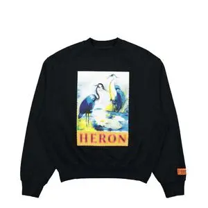 Heron Preston Halftone Heron Crewneck Sweatshirt - Black/navy Blue