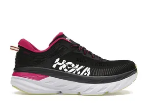 Hoka One One Hoka One One Bondi 7 Athletic Sneakers - Blue Graphite/festival Fuchsia