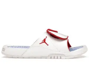 JORDAN Hydro Xi Retro Slides - White/varsity Red