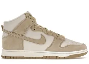 Nike Dunk High Suedein Sneakers - Tan/white