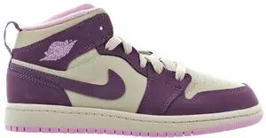 JORDAN 1 Midin Sneakers - Pro Purple/desert Sand