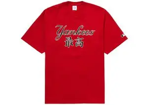 Supreme Mlb New York Yankees Kanji Teams Tee Shirt