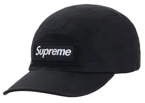 Supreme Military Camp Cap - Black