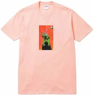 Supreme Mike Hill Brains Tee Shirt - Peach