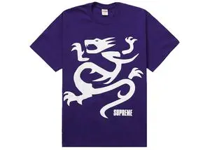 Supreme Mobb Deep Dragon Tee Shirt - Purple