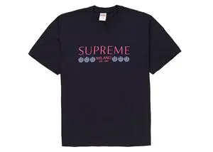 Supreme Milano Tee Shirt - Navy Blue