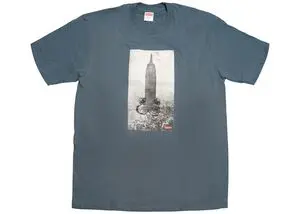 Supreme Mike Kelley The Empire State Building Tee Shirt - Slate