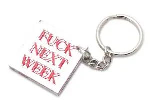 Supreme Mirror Keychain - Silver