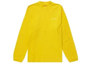 Supreme Long Sleeve Mock Neck Top - Yellow