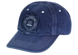 Supreme Milano Patch 6-panel Cap - Denim