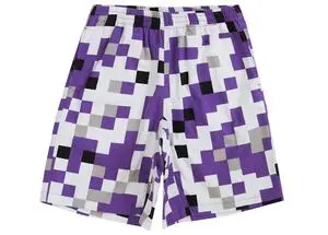 Supreme Military Twill Short - Purple Digi Camo