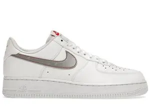 Nike Air Force 1 Low 3m Swoosh - White/metallic Silver/total Orange