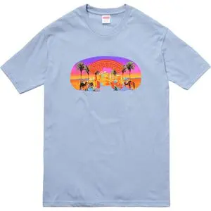 Supreme Mirage Tee Shirt - Light Blue