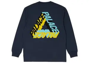 PALACE P3d Longsleeve - Navy Blue