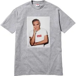 Supreme Morrissey Tee Shirt - Heather Grey