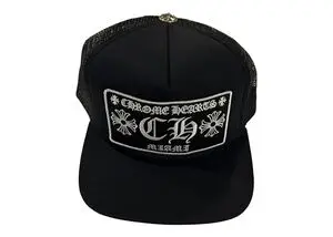 Chrome Hearts Miami Exclusive Trucker Cap - Black