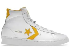 CONVERSE Pro Leather Hi Sneakers - White/amarillo