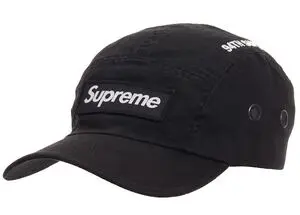 Supreme Military Camp Cap - Black