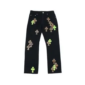 Chrome Hearts Cross Patch Jeans