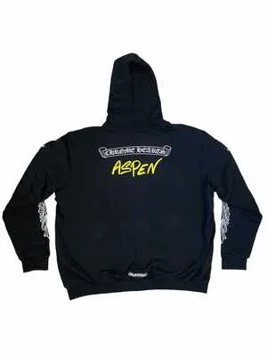 Chrome Hearts Aspen Exclusive Zip Up Hoodie - Black | Editorialist