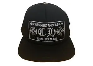 Chrome Hearts Honolulu Exclusive Ch Trucker Hat - Black