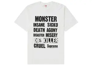 Supreme Monster Tee Shirt - White