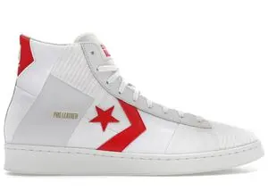 CONVERSE Pro Leather High-top Sneakers - White/university Red/white