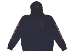 Chrome Hearts Vertical Logo FU Hoodie - Black/brown
