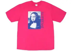 Supreme Mona Lisa Tee Shirt - Hot Pink