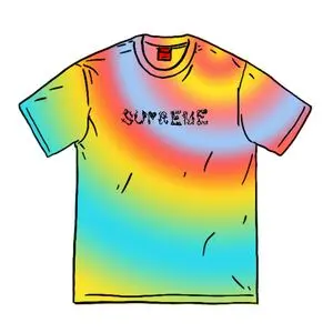 Supreme Morph Tee Shirt - Tie Dye