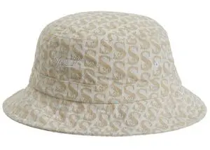 Supreme Monogram Denim Crusher Hat - Tan
